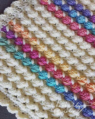 Ravelry: Bubble Puff Blanket pattern by Hooked by Robin