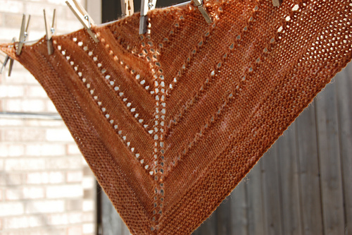 Ravelry: Wing Tips Shawlette pattern by Sarah-Ashley Ortiz