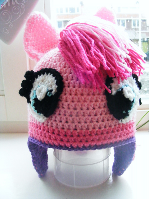 Ravelry: Pinkie Pie My Little Pony Hat pattern by Patricia Stuart