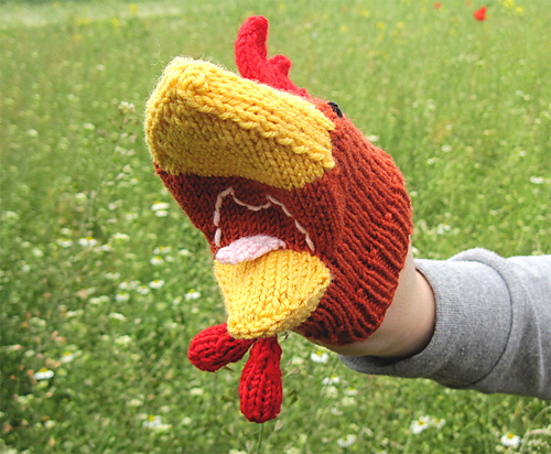 Ravelry: rooster hand puppet pattern by Anne Mende