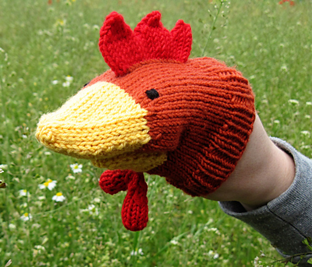Ravelry: rooster hand puppet pattern by Anne Mende
