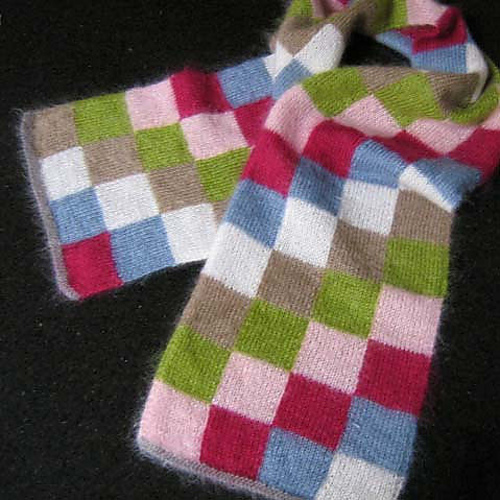 Ravelry: Powder Puff Scarf pattern by Kaffe Fassett