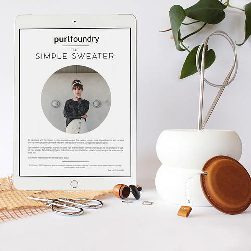 Ravelry: The Simple Sweater pattern by Purl Foundry