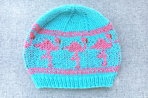 Ravelry: Pink Flamingo Hat pattern by Liz Chandler