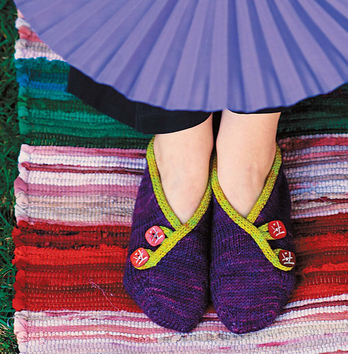 Ravelry: Kimono Slippers pattern by Mary Scott Huff