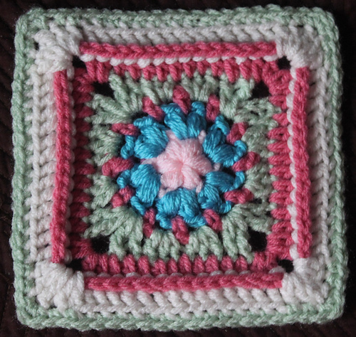 Ravelry: 6" Puff Pastry Block pattern by Donna Kay Lacey