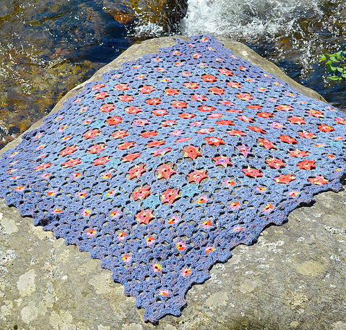 Ravelry: Starry Night Crochet Blanket/Afghan pattern by Amanda Perkins