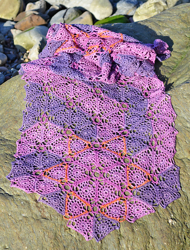 Ravelry: Firefly Crochet Wrap pattern by Amanda Perkins