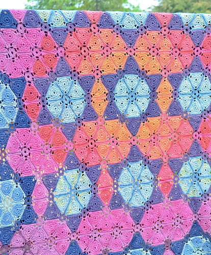 Ravelry: Supernova Crochet Blanket pattern by Amanda Perkins