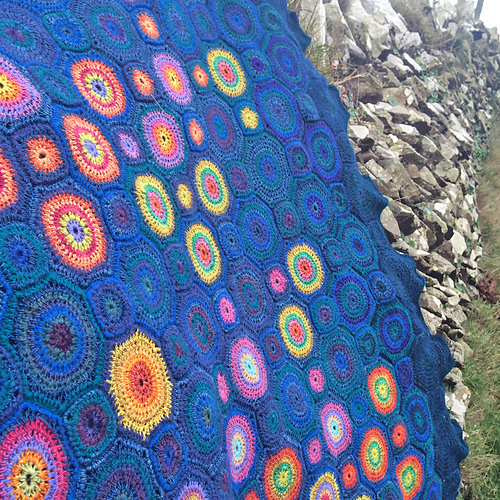 Ravelry: Stargazer Crochet Blanket pattern by Amanda Perkins