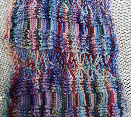 Ravelry: Seven Up Koigu Scarf pattern by DoublePointed Designs