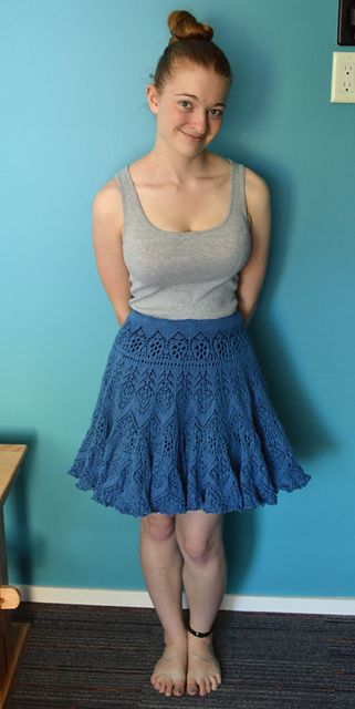 Ravelry: Quixii's Stor Lysedug Skirt