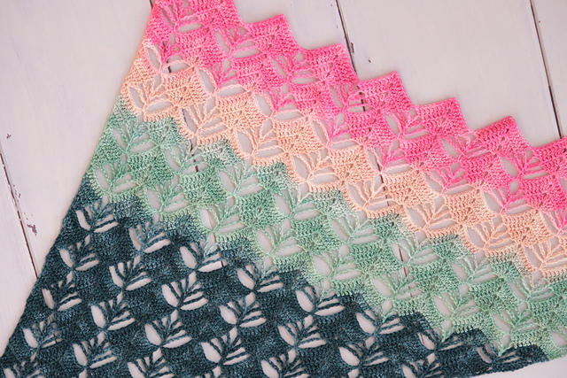 Ravelry: All the Leaves in the Forest Shawl pattern by Rachel Beth