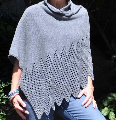 Ravelry: Lattice Lace Poncho pattern by Ronnie Eldridge