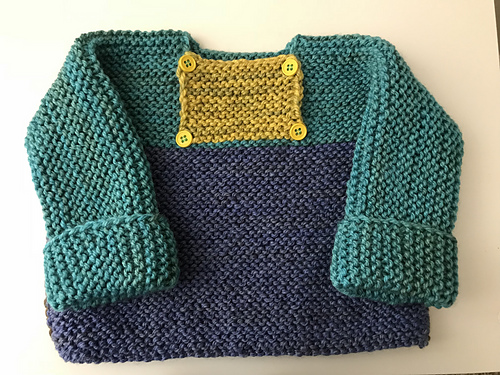 Ravelry: Natural Baby Pullover pattern by Marta Porcel