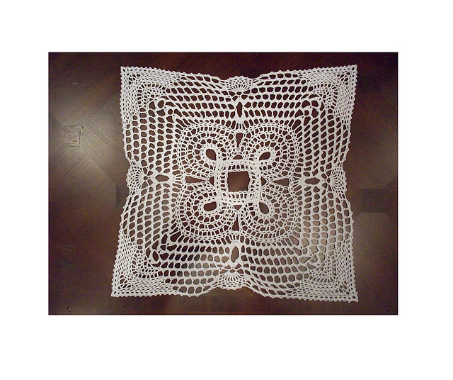 Ravelry: Square Looped Doily pattern by Richard Sechriest