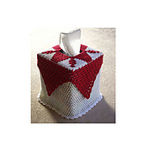 Ravelry: Crocheted Christmas Tissue Box Cover pattern by Richard Sechriest