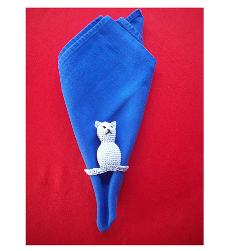 Ravelry: Cat Napkin Ring pattern by Richard Sechriest