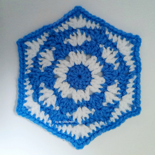 Ravelry: Wavy Hexagon pattern by Rebecca Wilson