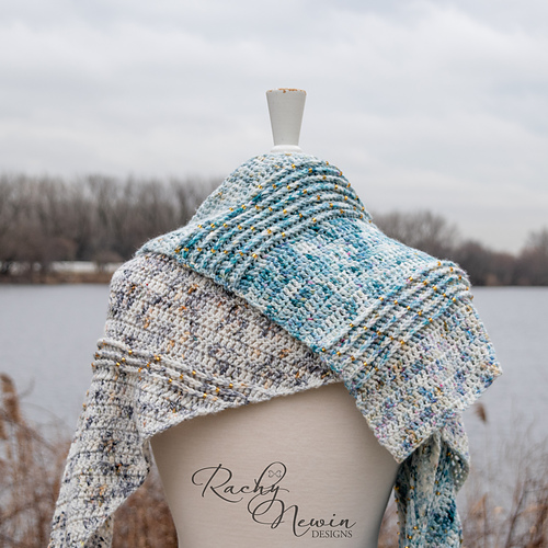 Ravelry: Frozen Waterfall Shawl pattern by Rachy Newin
