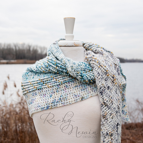 Ravelry: Frozen Waterfall Shawl pattern by Rachy Newin