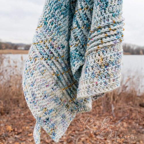 Ravelry: Frozen Waterfall Shawl pattern by Rachy Newin