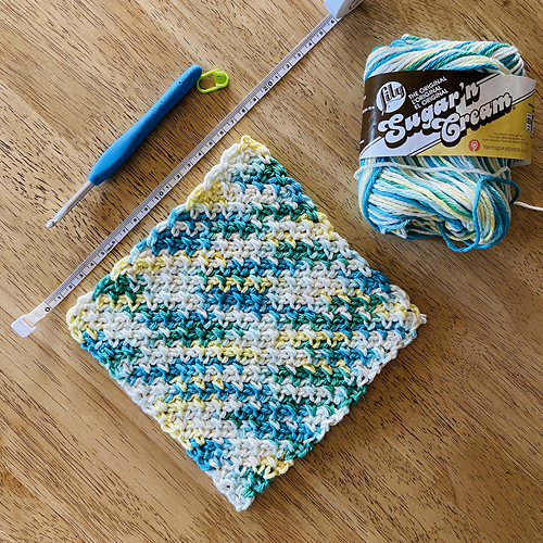 Ravelry: C2C Mesh Stitch Washcloth pattern by Gootie (Agat Rottman)