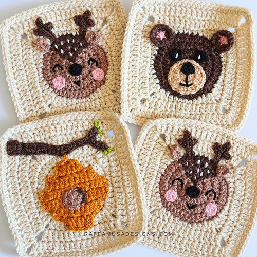 Ravelry: Woodland Granny Squares pattern by Raffaella Tassoni