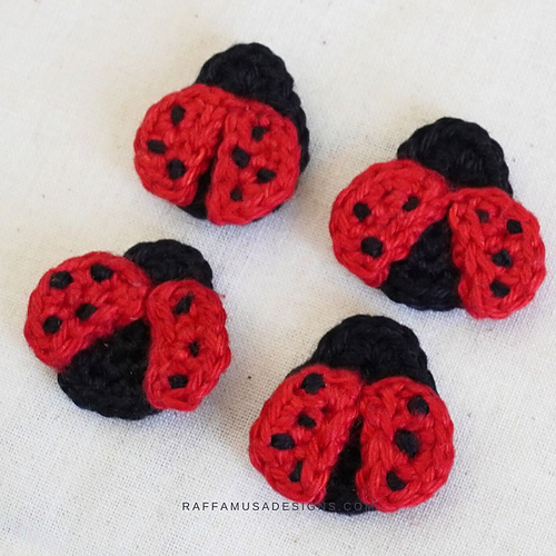 Ravelry: Ladybug Applique pattern by Raffaella Tassoni