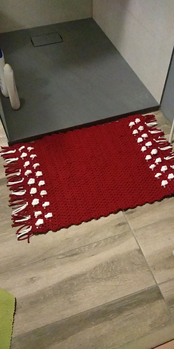 Ravelry: Popcorn Bath Rug pattern by Raffaella Tassoni