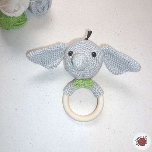 Ravelry: Elephant Baby Rattle pattern by Raffaella Tassoni