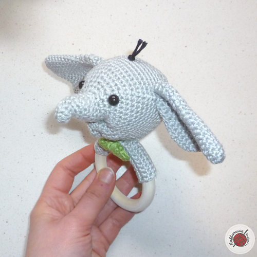 Ravelry: Elephant Baby Rattle pattern by Raffaella Tassoni