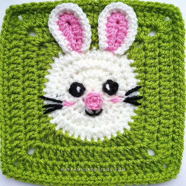 Ravelry: Bunny Granny Square pattern by Raffaella Tassoni