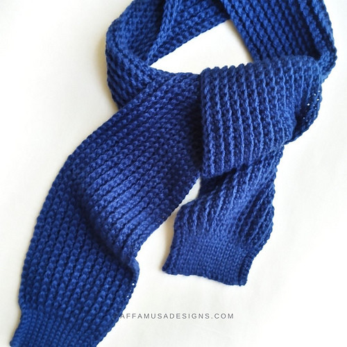 Ravelry: Easy Ribbed Scarf pattern by Raffaella Tassoni