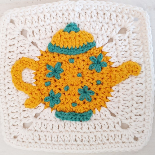 Ravelry: Teapot Granny Square pattern by Raffaella Tassoni