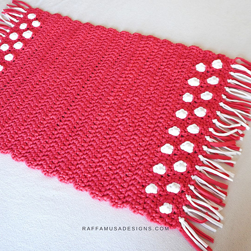 Ravelry: Popcorn Bath Rug pattern by Raffaella Tassoni