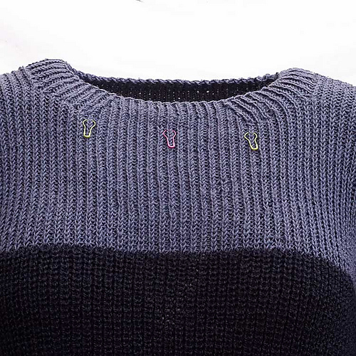 Ravelry: You & Me Color Block Sweater pattern by Sus Gepard