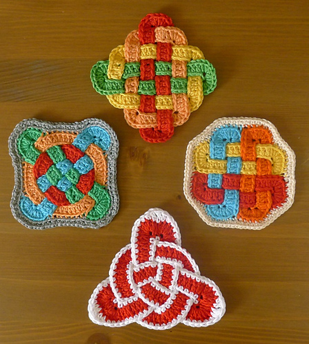 Ravelry: Celtic Knot Coasters - patterns