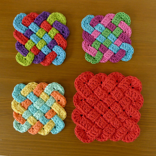 Ravelry: Worsted Celtic Coasters pattern by Rainbow Junkie