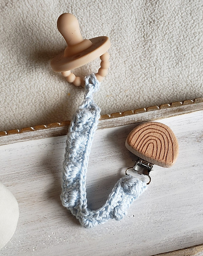 Ravelry: Pacifier Clip-on Tethers pattern by Charlotte A High