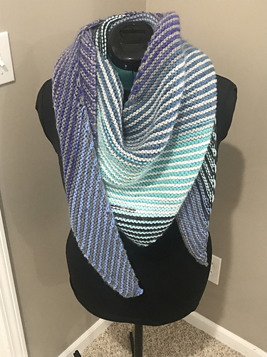 Ravelry: Double Gradient Boomerang Shawl pattern by Yay For Yarn Patterns
