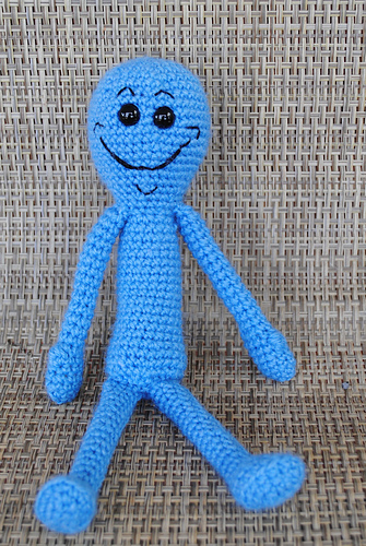 Ravelry: Mr. Meeseeks pattern by Kelley Freeman