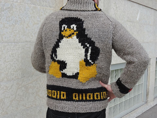 Ravelry: The Linux Sweater pattern by Lori Franko