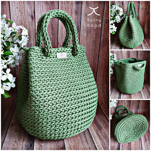 Ravelry: Dew Drop Bag Medium Size pattern by Rasa Baceviciute-Triusinskiene
