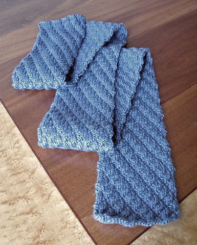 Ravelry: Shimmer Knit & Purl Scarf pattern by Jodi Lewanda