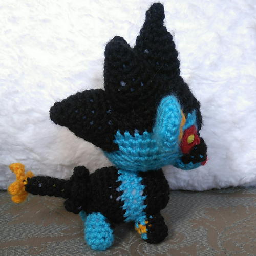 Ravelry: Luxray (Pokemon) pattern by Izzy King