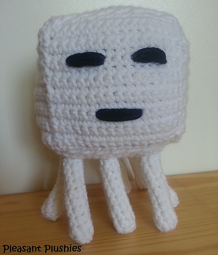 Ravelry: Minecraft Ghast pattern by Rachel Hulett
