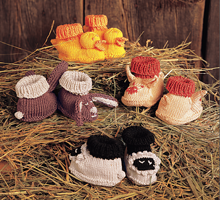 Ravelry: Barnyard Booties pattern by Susan Flanders
