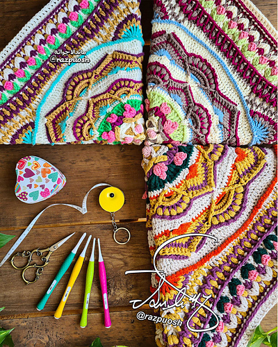 Ravelry: Javaneh Mandala pattern by nana razpoush