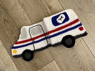Ravelry: Mail Truck Scarf pattern by Rebekah Blackwell